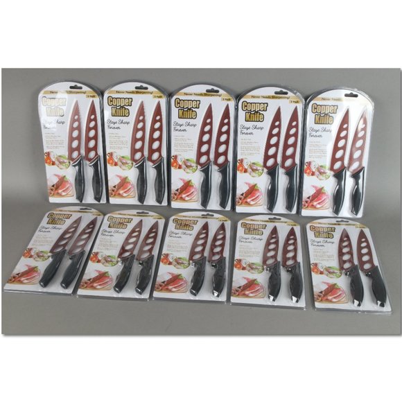 Tenko | Kitchen | Lot Of 2 Tenko Copper Knife Copper Knives Brand New ...
